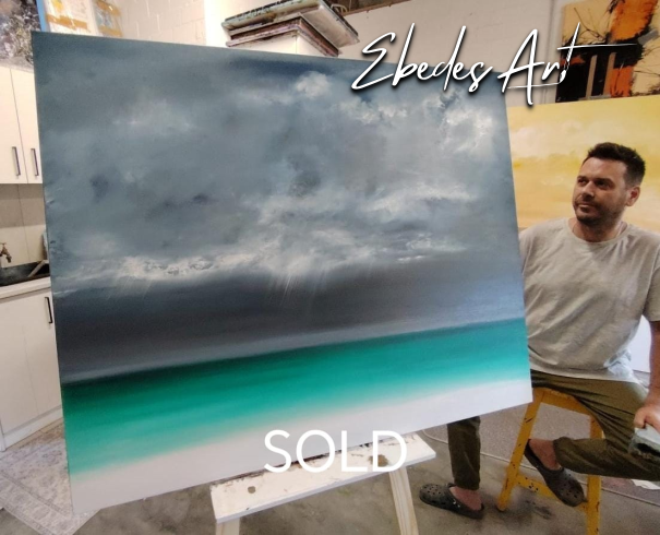 When the World Sleeps: No. 2 - Original Painting - Ebedes Art